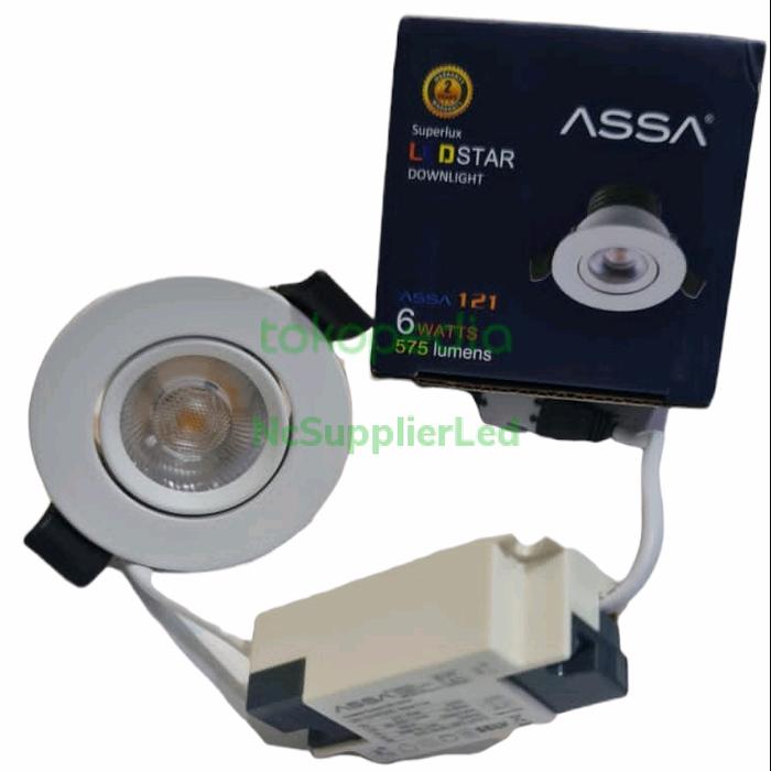 Jual Lampu Downlight Led Spotlight Lampu Led Sorot COB 6watt Assa 121 ...