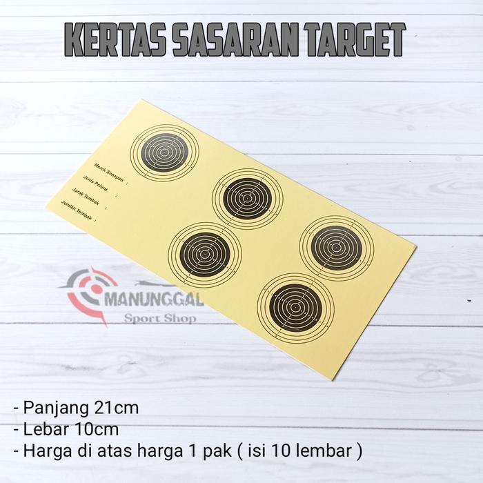 Jual Kertas Sasaran Target - kertas sasaran tembak - Kab. Majalengka ...