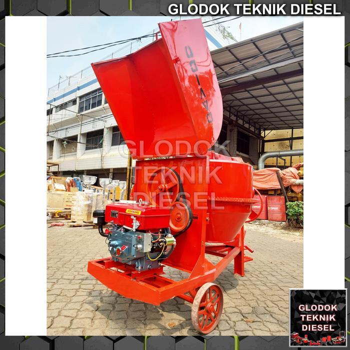 Jual Mesin Molen 500 LITER Diesel 8 PK Elektrik Starter SEMEN BETON jual-mesin-molen-500-liter-diesel-8-pk-elektrik-starter-semen-beton