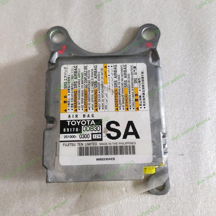 Jual Modul ECU Airbag All New Vios Yaris 89170-0DB30 Genuine Toyota ...