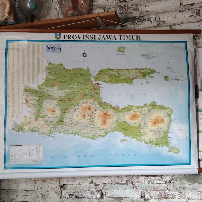 Jual peta Jawa timur 1meter terbaru - Kota Surabaya - cv wilis abadi ...