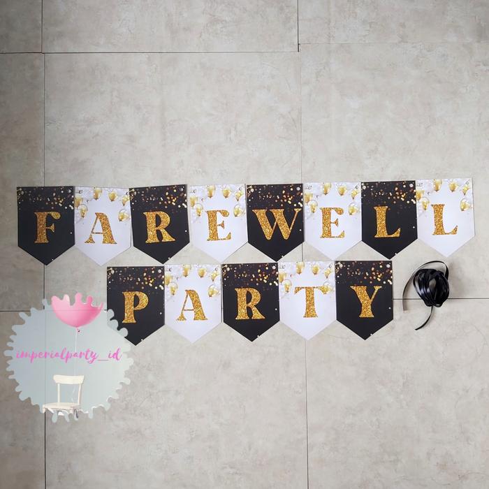 Promo Banner Bunting Flag Farewell Party Acara Perpisahan - Jakarta ...