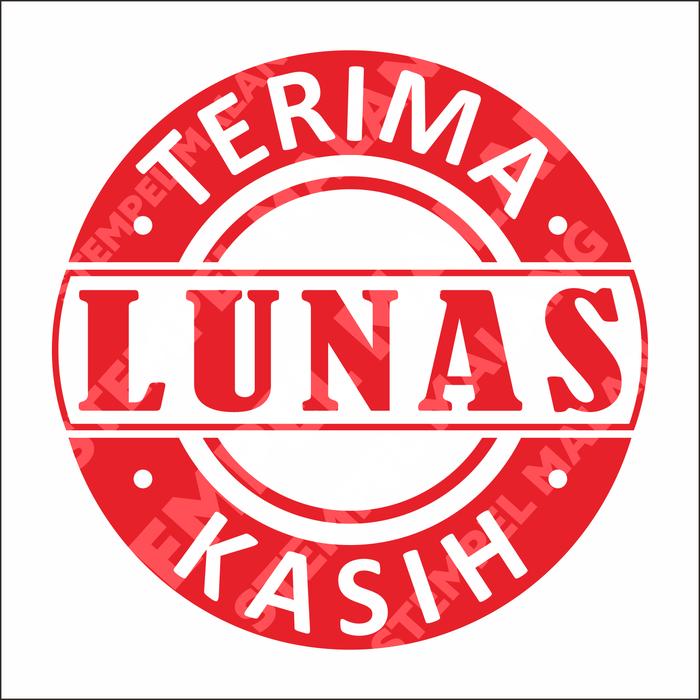 Jual STEMPEL LUNAS BULAT, STEMPEL OTOMATIS, STEMPEL FLASH | UKURAN D32 ...