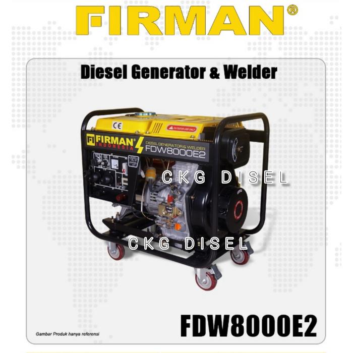 Jual Generator Mesin Las Diesel Firman FDW 8000 E2 Heavy Duty - Kab ...