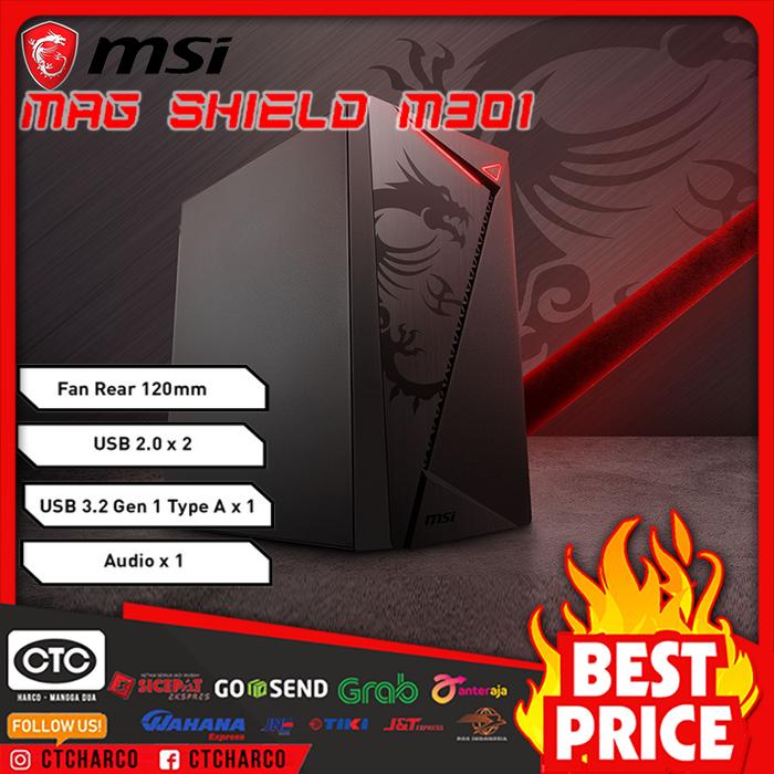 Jual Casing MSI MAG SHIELD M301 - Case PC Micro-ATX / Mini-ITX - Jakarta Pusat - central ...