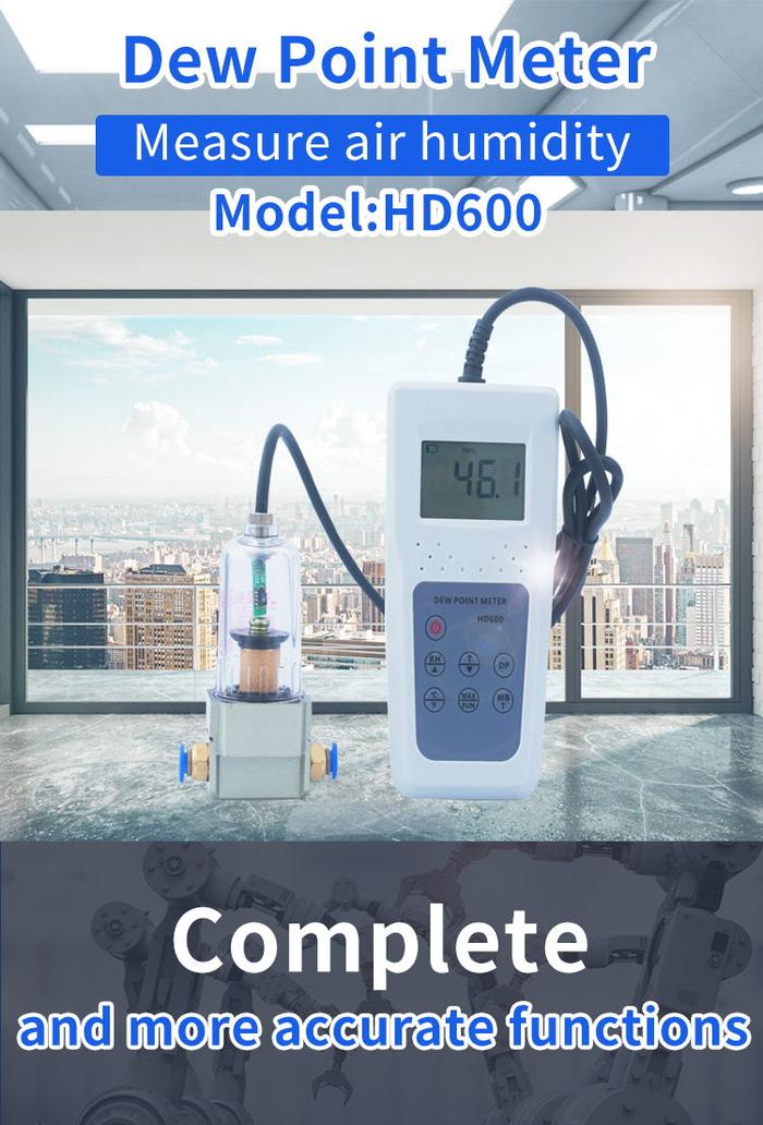 Jual HD600 Dew Point Meter Humidity Temperature and Wet Bulb HD-600 - Kota Semarang - Taka ...