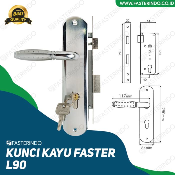Promo Kunci Pintu Besar Bulat Bintik Faster / Kunci Kayu L90 - Jakarta Utara - Fasterindo ...