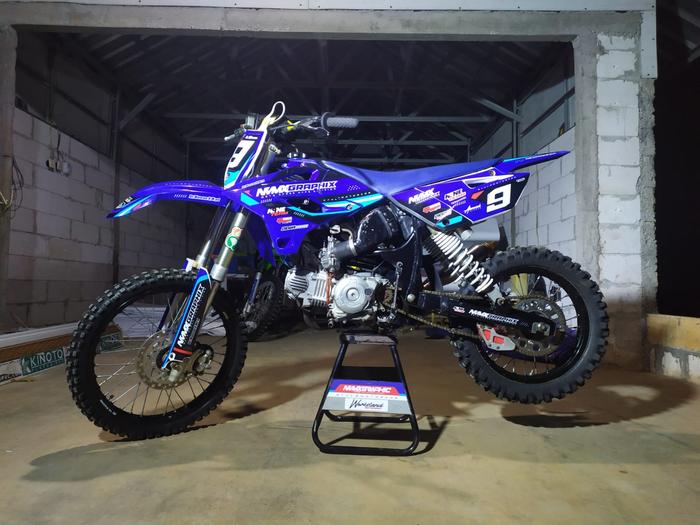 Promo STIKER DECAL YZ 85 DECAL BEBEK MODIF STANDAR CUSTOM DESAIN - DOFF ...