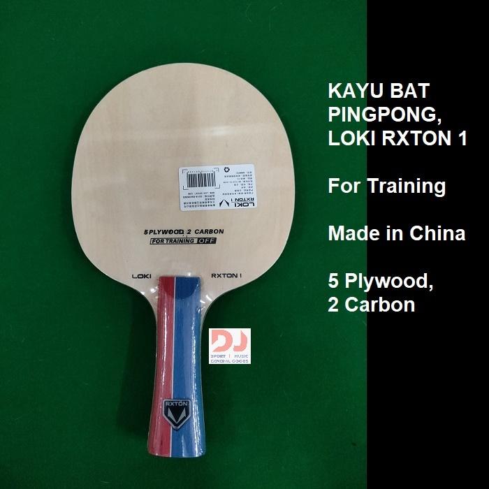 Jual BAT KAYU TENIS MEJA PINGPONG LOKI RXTON 1 - Jakarta Utara - DJ ...
