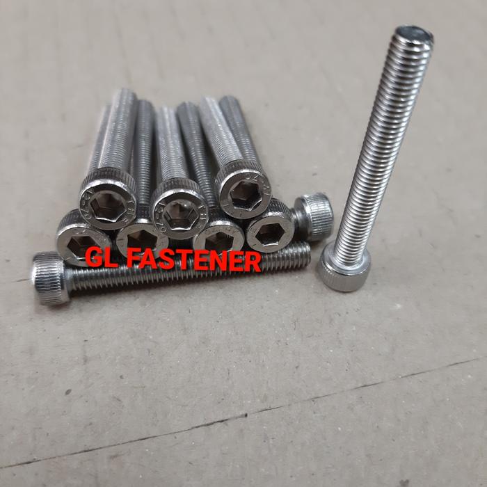 Jual Baut L M5 x 50 Stainless Steel Socket Cap Screw SUS 304 anti Karat - Jakarta Barat - GL ...