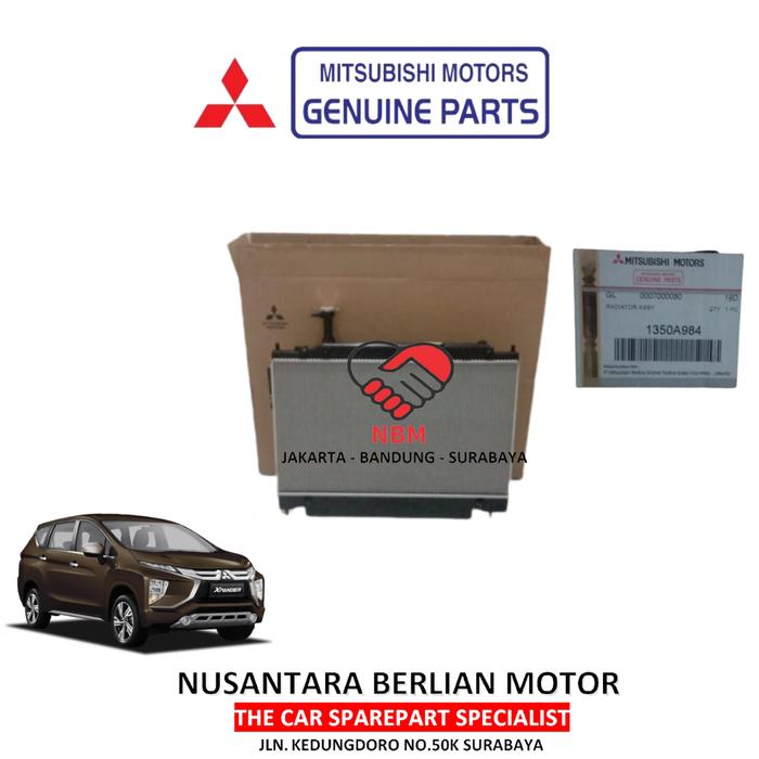 Jual RADIATOR MITSUBISHI XPANDER 2018 AUTOMATIC ORIGINAL 1350A984 ...