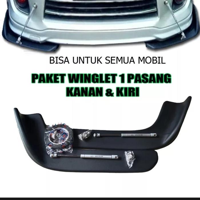 Jual Winglet Mobil Bumper Depan Universal Plus Hidrolik 2 pcs - Jakarta ...