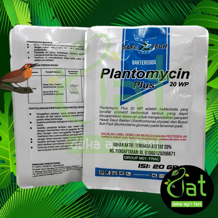 Jual BAKTERISIDA PLANTOMYCIN PLUS 20WP 20GRAM plantomycin - Kab ...