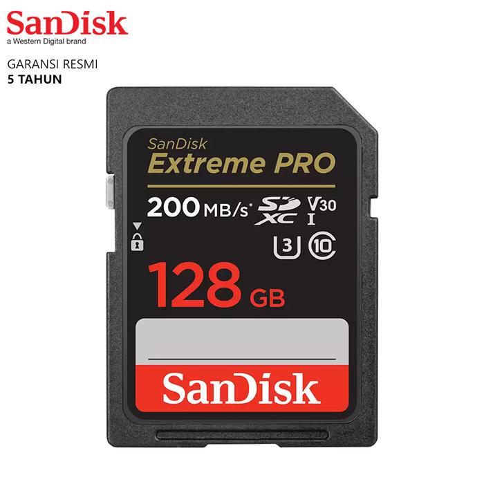 Promo SanDisk Extreme PRO SD Card SDXC UHS-I Card 200MBps - 128GB Cicil ...