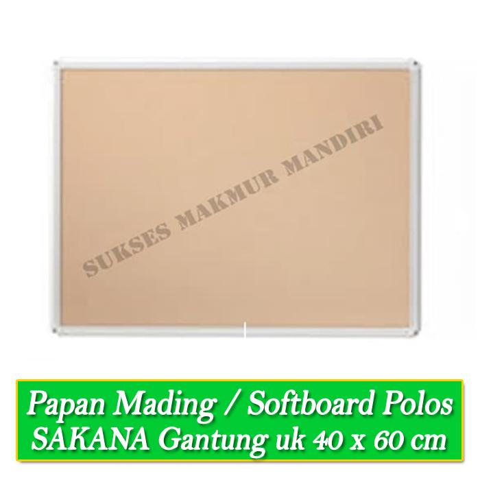 Jual Papan Mading / Softboard Polos Sakana 40 x 60 cm Gantung - Jakarta ...