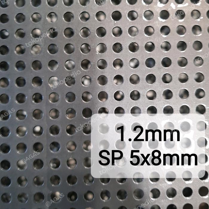 Jual Plat lubang Besi 1.2mm Lurus 5x8mm - Jakarta Barat - @AGAS | Tokopedia