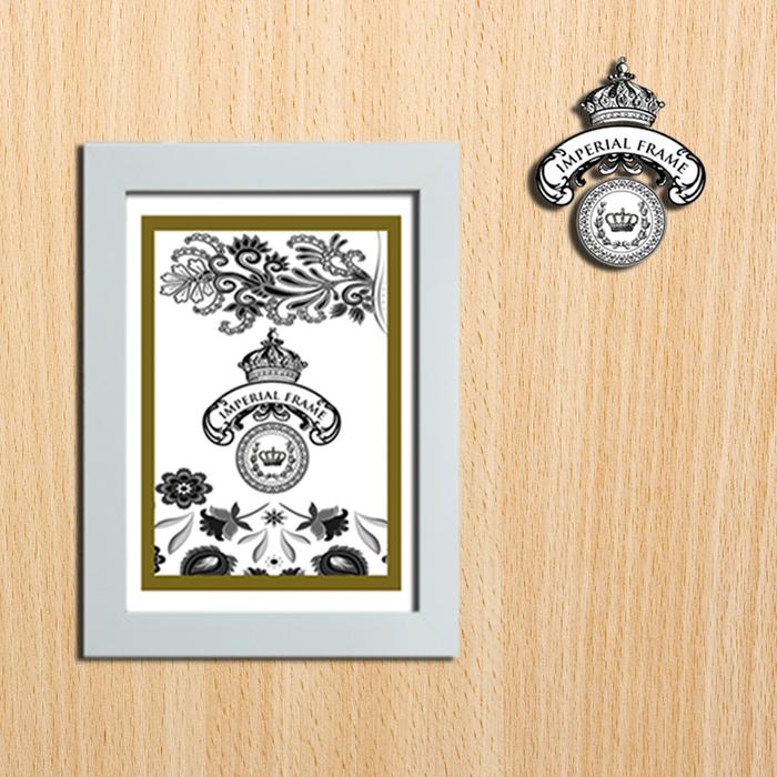 Jual Bingkai Foto Ijazah/A4/11R (21X30 CM) Minimalis - Putih - Kota ...