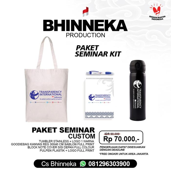 Jual Paket Seminar KIT , Goodiebag, Tumbler, Buku, dan Pulpen Custom - Jakarta Barat - Bhinneka ...