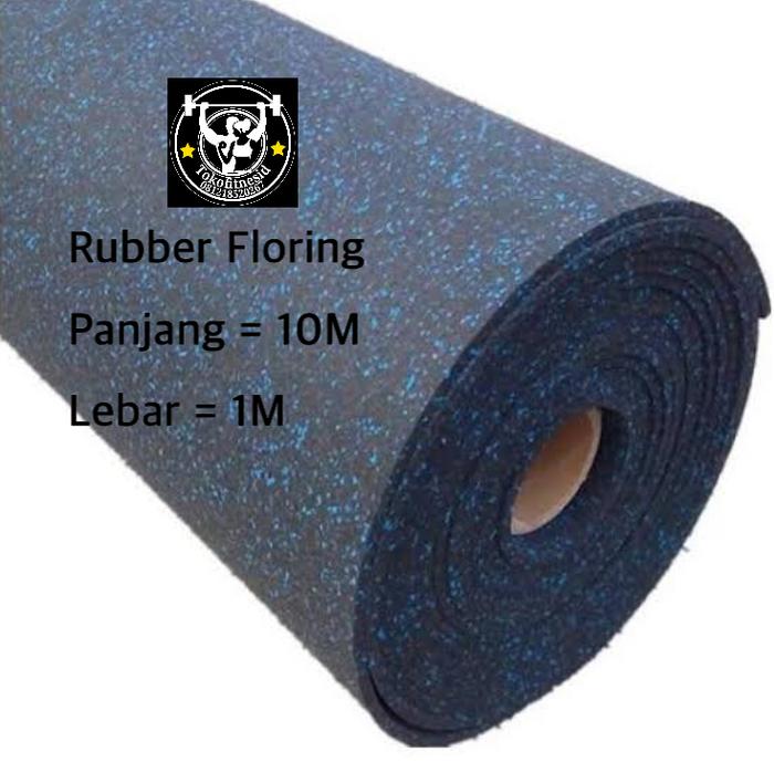 Jual Rubber Floring 6mm 1mx10m Alas Gym Lantai Gym Floor Gym - Kota ...