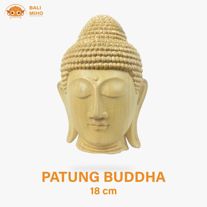 Jual Dekorasi Meja Patung Kepala Buddha - Budha Kayu - Kepala Budha Kayu - Kab. Gianyar - bali ...