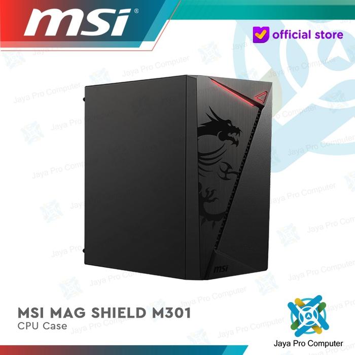 Jual MSI Gaming CPU Case MAG Shield M301 Case M-ATX/ M-ITX - Jakarta ...