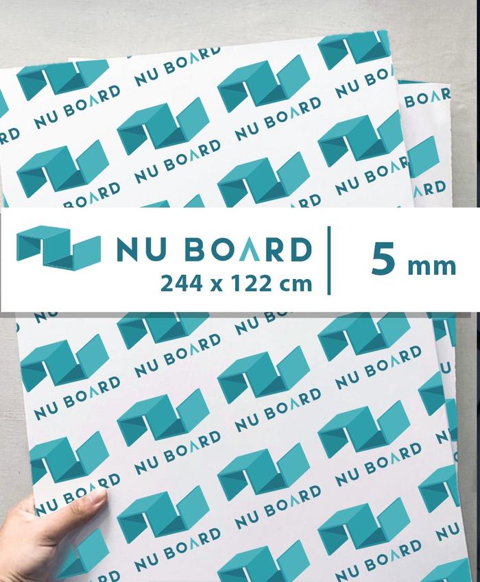 Jual NU BOARD 5 MM PVC BOARD/PVC FOAM BOARD (UKURAN 122 Cm X 244 Cm ...