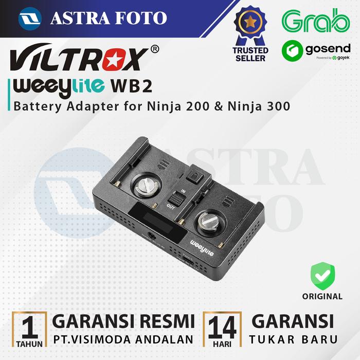 Promo Viltrox Weeylite WB2 Battery Adapter for Ninja 200 & Ninja 300 Cicil 0% 3x - Jakarta Utara ...