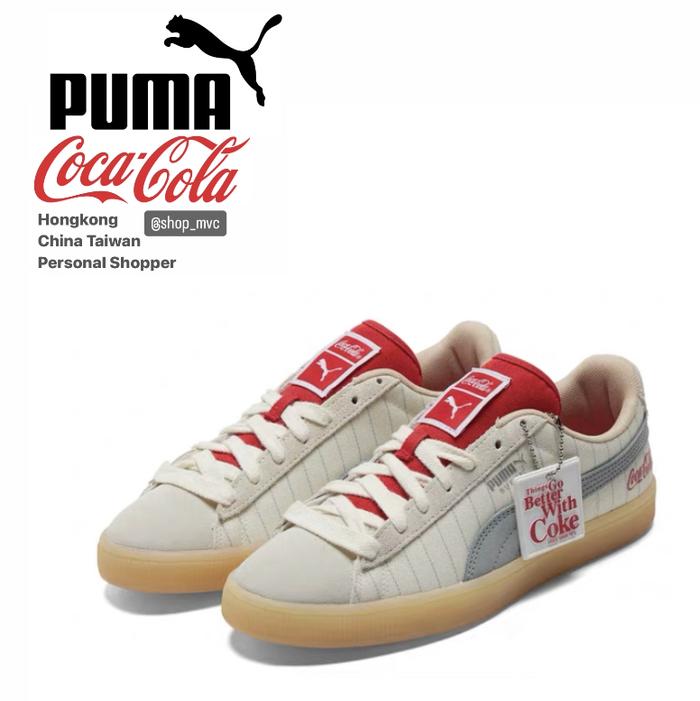 Jual PUMA COCA-COLA Suede Sneakers Authebtic | Puma Coca Cola Sneakers ...