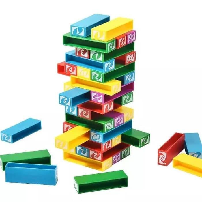 Jual Mainan Anak Latihan Susun Balok ~ Balancing Game Stacking Blocks ...