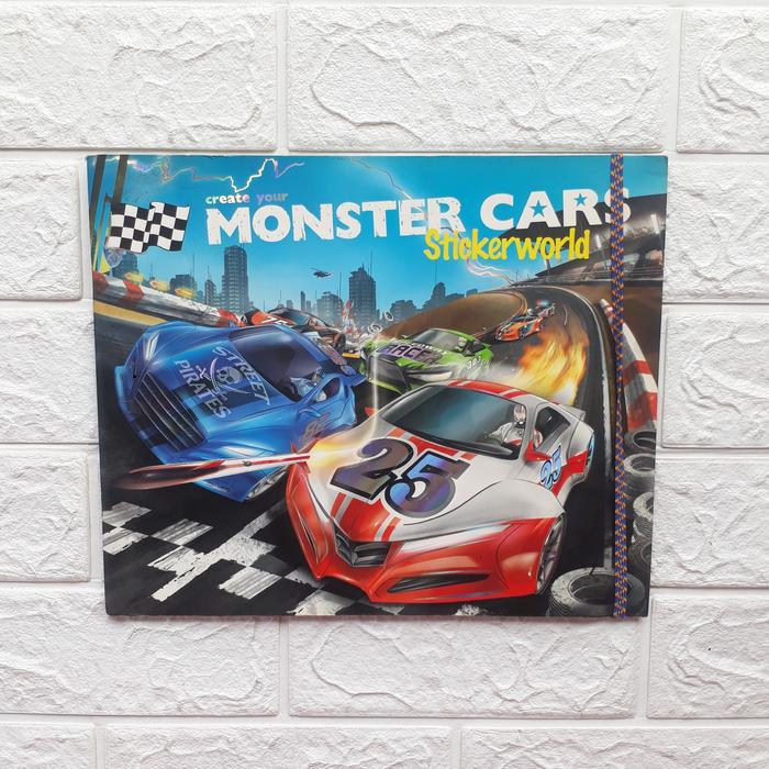 Jual Depesche Germany Top Model Sticker Monster Cars Stickerworld Buku ...