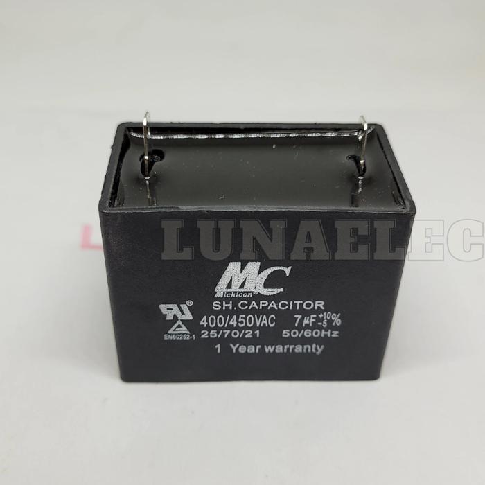 Jual Kapasitor Kotak 7uF 450VAC Michicon MC Capacitor - Jakarta Barat ...