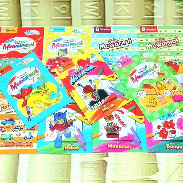 Jual BUKU MEWARNAI ANAK COLORING BOOK UKURAN BESAR - Jakarta Utara ...
