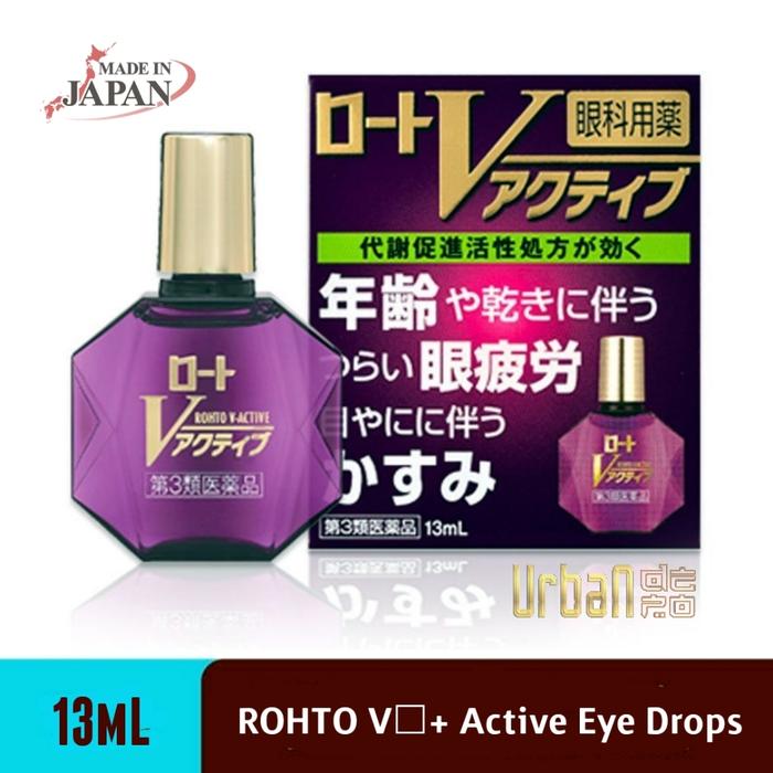 Jual ROHTO V + Active Eye Drops 13ml – Original Made in Japan - Jakarta ...