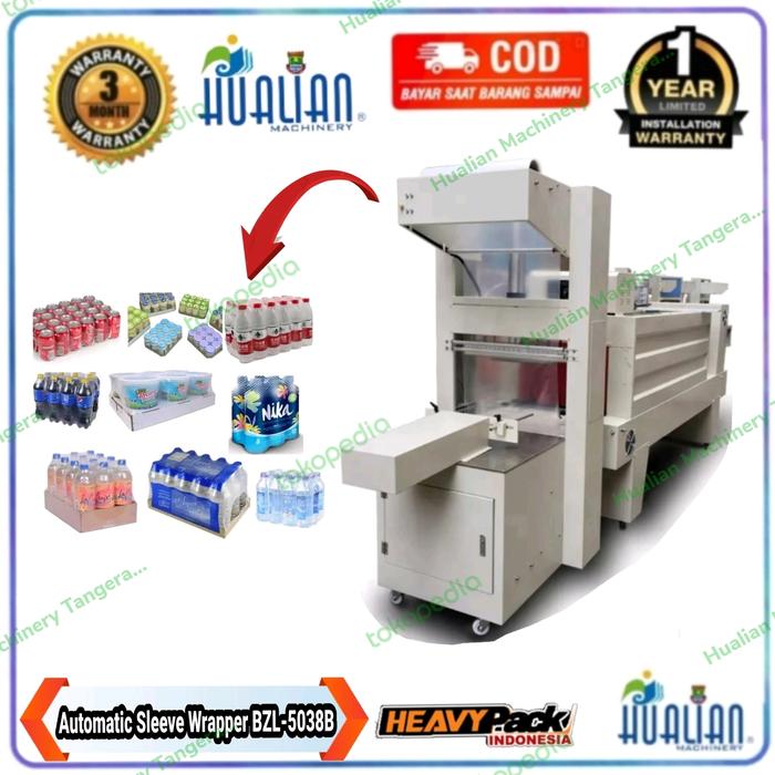 Jual Mesin Automatic Sleeve Wrapper Kemas Botol Minuman Heavypack - Kab ...