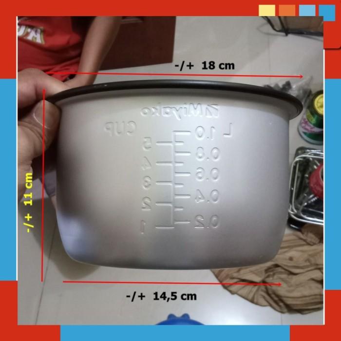 Promo ORIGINAL Panci Rice Cooker Miyako MCM-610 1 Liter Teflon Mejic ...