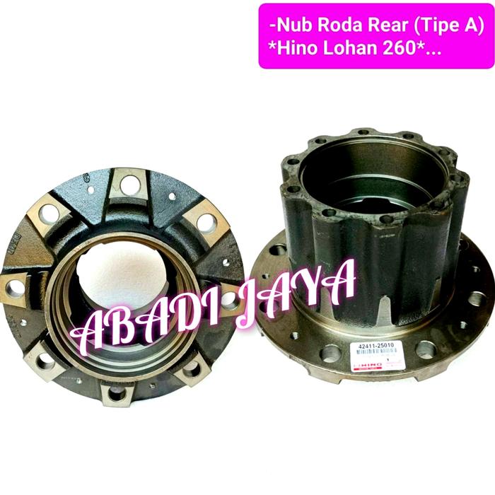 Jual NAP RODA HINO LOHAN FM260TI 42411-2501 REAR WHEEL HUB NAP RODA ...