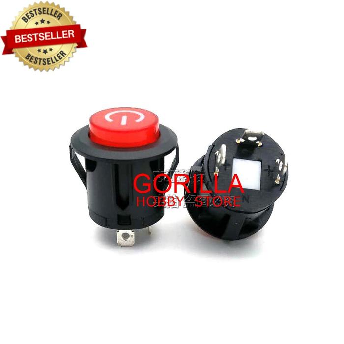 Jual tombol on off bulat mobil aki anak saklar on off bulat 3P atau 4P ...
