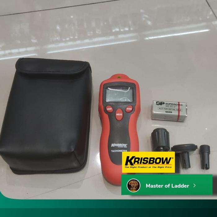 Jual KRISBOW DIGITAL CONTACT/non contact tachometer krisbow KW0600563 ...