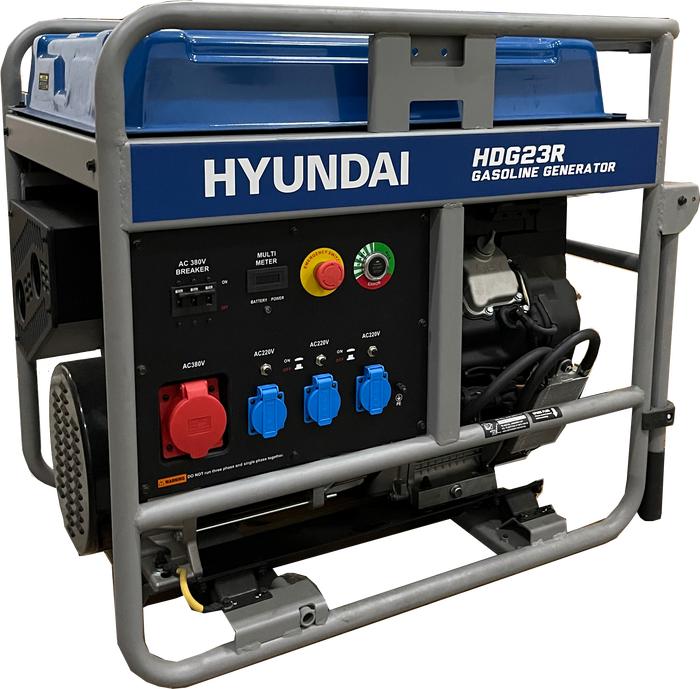 Jual HYUNDAI GASOLINE GENERATOR 17500 W / HDG 23R - GENSET BENSIN OPEN ...