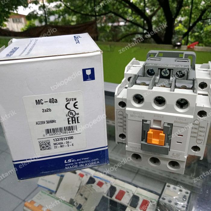 Jual contactor kontaktor magnet LS tipe MC-40a 220VAC original - Kota ...