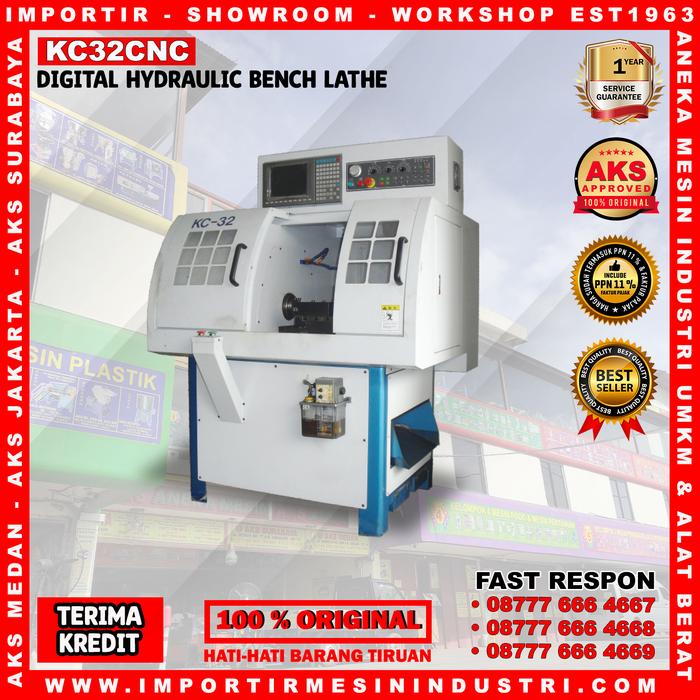 Jual CNC Lathe Machine Mesin Bubut CNC Plat Besi 3 Hp Type KC32CNC ...