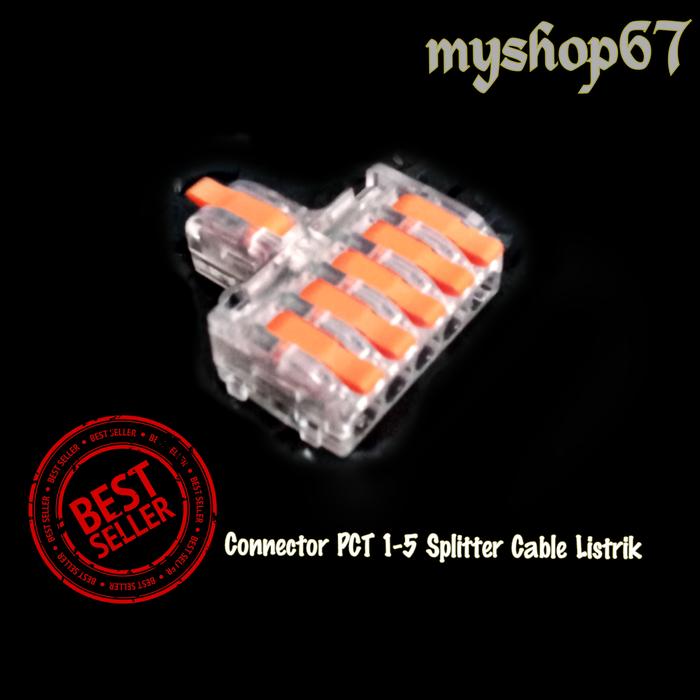 Jual Konektor Kabel PCT 1-5 Splitter Cable Listrik - Jakarta Pusat - myshop67 | Tokopedia