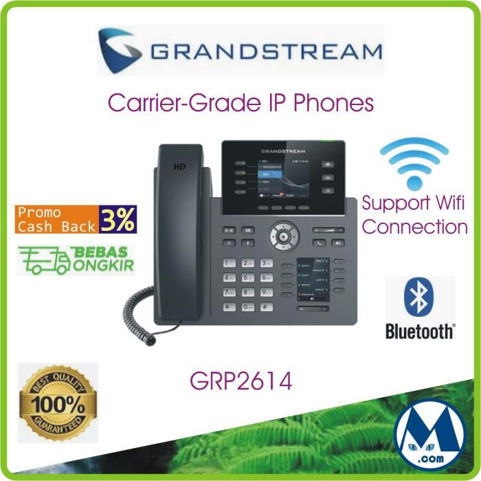Jual Grandstream GRP2614 Carrier-Grade Professional Wifi IP Phone ...