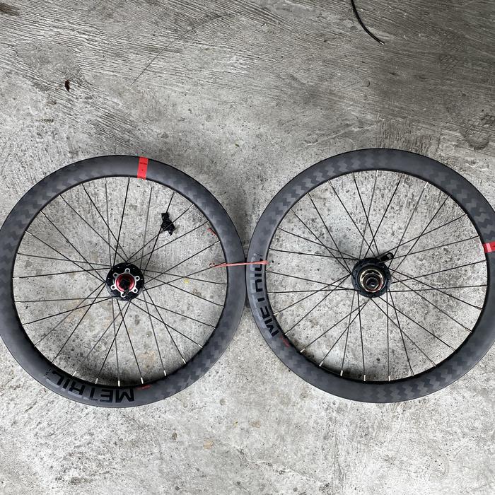 Jual Wheelset Metric 451discbreak hub syte carbon 7clock - Jakarta ...