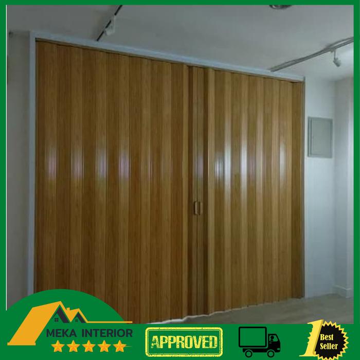 Jual pvc folding door pintu sekat ruangan pvc folding gate - Kota ...