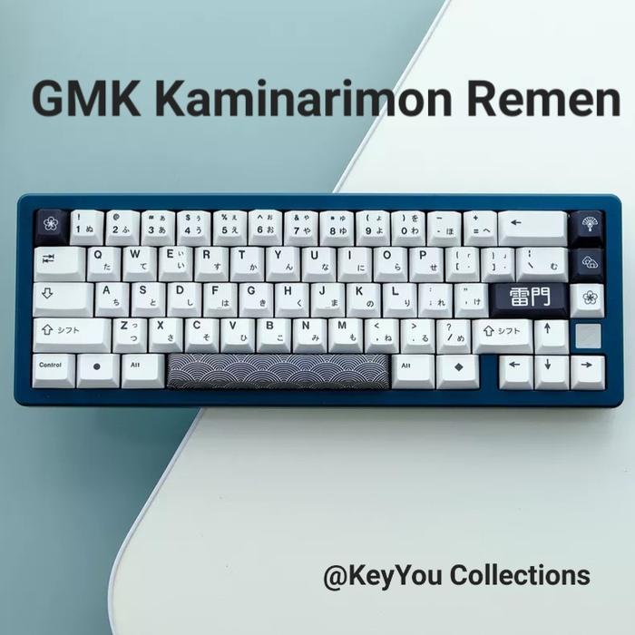 Jual GMK Kaminarimon BOW minimalist REMEN keycaps pbt clone not ...