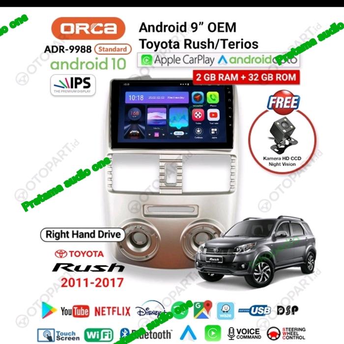 Jual Head unit orca oem toyota Rush - Jakarta Pusat - Pratama audio one ...