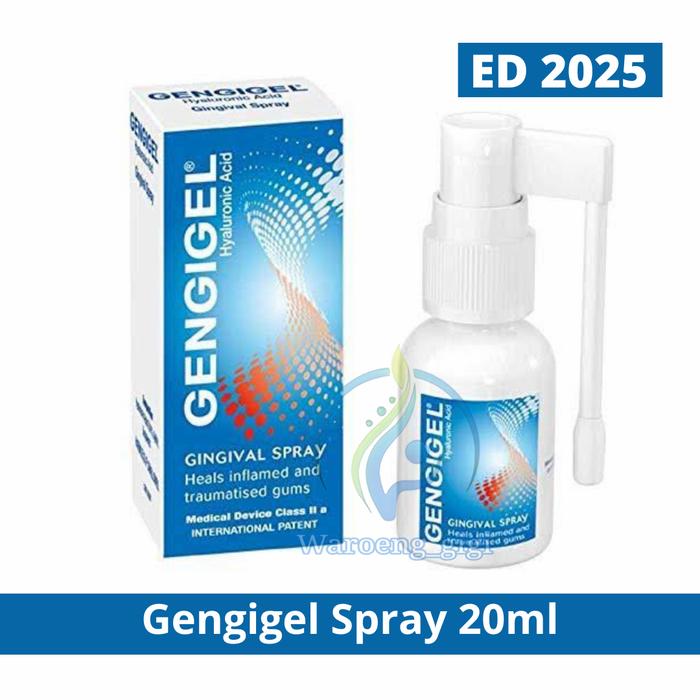 Jual Gengigel Gingival Spray Hyaluronic Acid Spray 20ml - Kota Surabaya ...