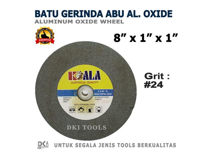 Jual Mata Batu Poles Gerinda Duduk Abu Al Oxide 8" x 1" x 1" inch A24 ...