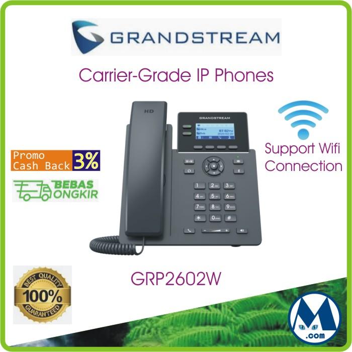Jual Grandstream GRP2602W Carrier-Grade Essential Wifi IP Phone ...